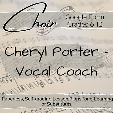 Vocal Coach - Cheryl Porter | J.W. Pepper