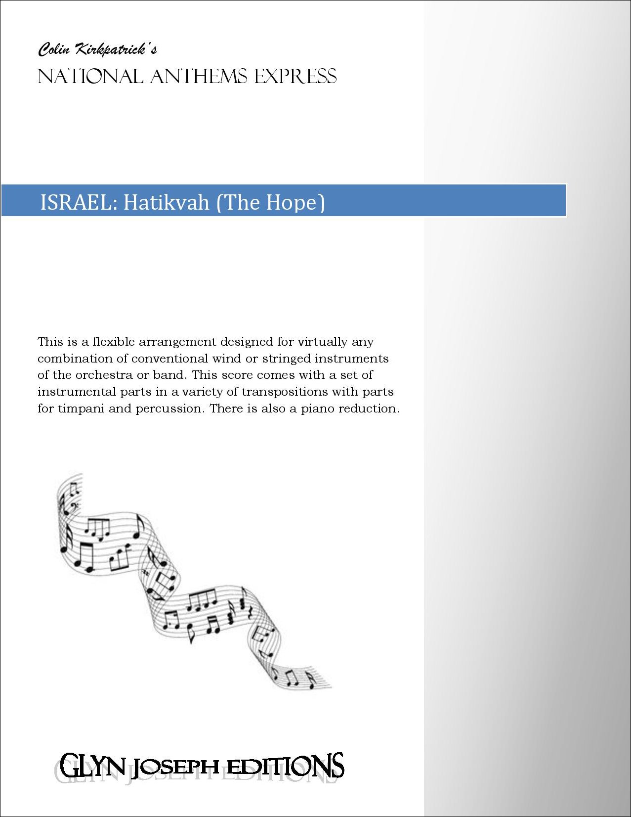 Israel National Anthem Sheet Music | J.W. Pepper