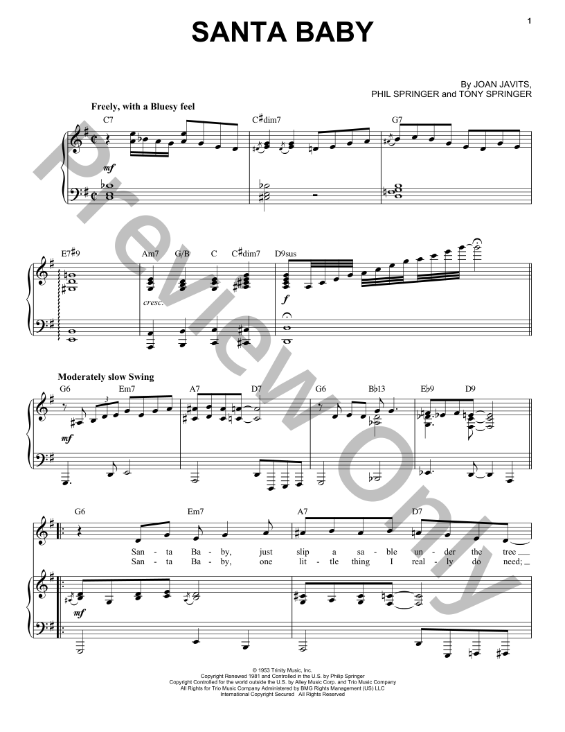 Santa Baby (Jazz Version) | J.W. Pepper