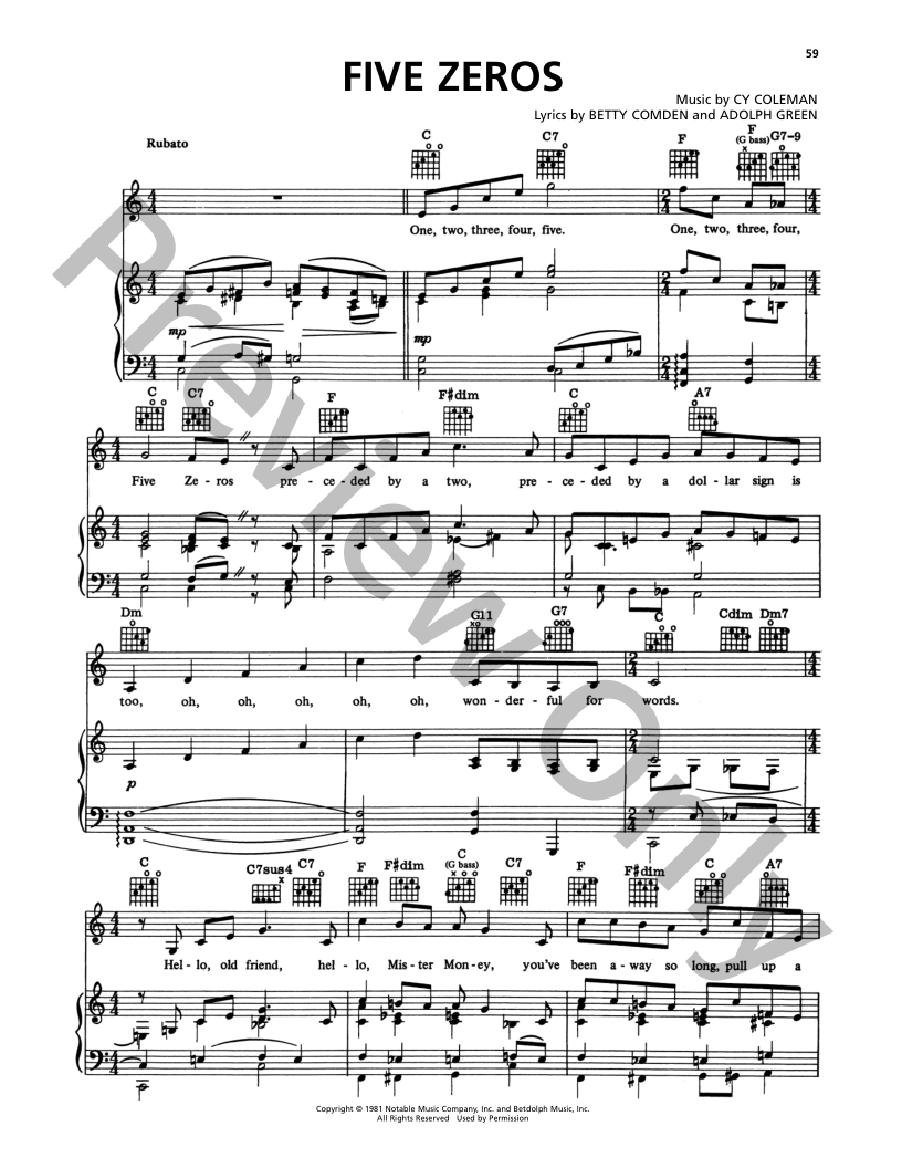 Five Zeros | J.W. Pepper