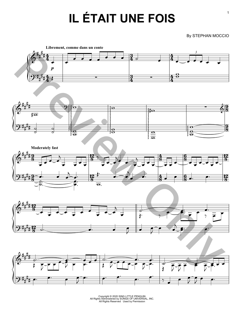 Il Etait Une Fois | J.W. Pepper