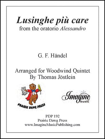 Lusinghe piu care from the oratorio Alessandro | J.W. Pepper