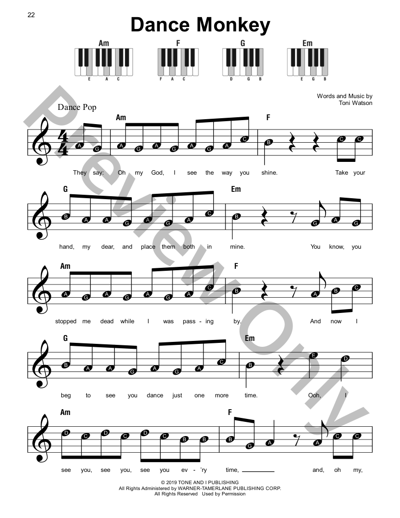 Dance Monkey | J.W. Pepper