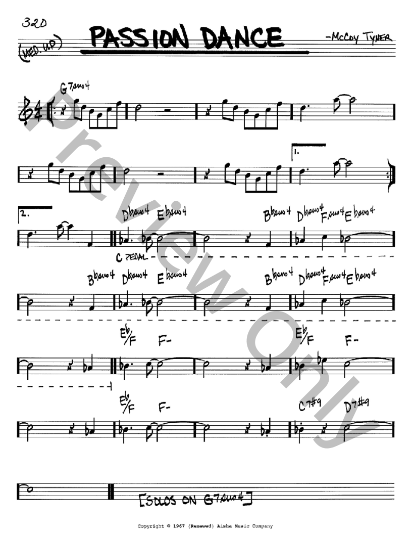 Passion Dance Bb Instruments EPRINT | J.W. Pepper