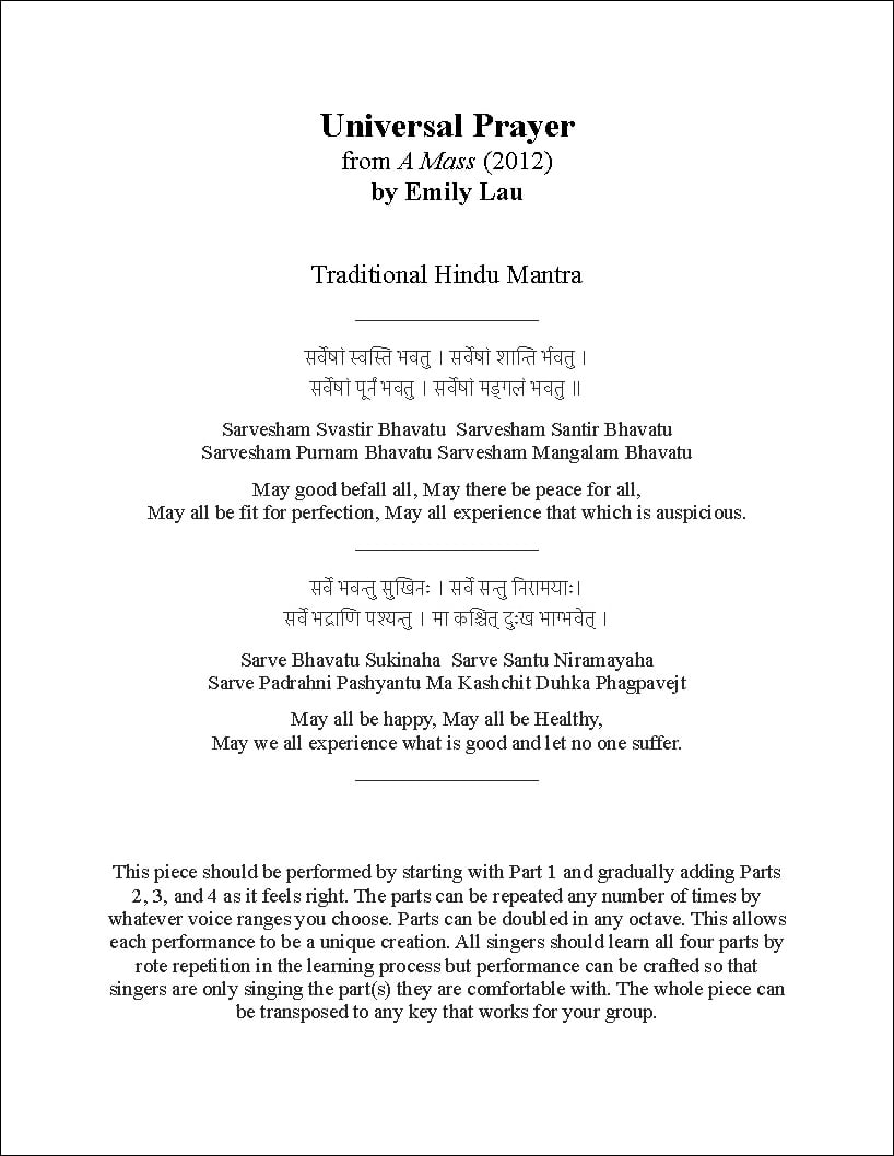 Universal Prayer | J.W. Pepper