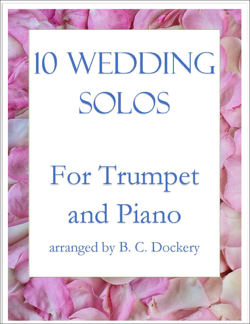 10 Wedding Solos for Trumpet with Piano Accompaniment Sheet Music | J.W ...