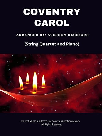 Coventry Carol: String Quartet and Piano | J.W. Pepper