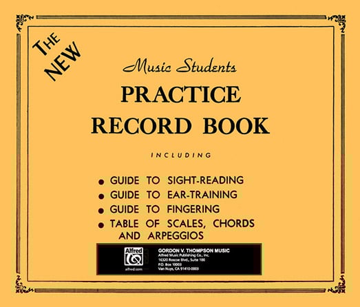 The New Music Students Practice Record Book | J.W. Pepper