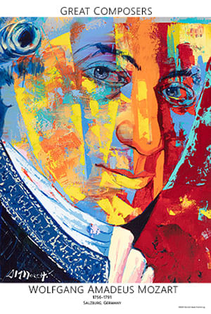 Wolfgang Amadeus Mozart Poster | J.W. Pepper