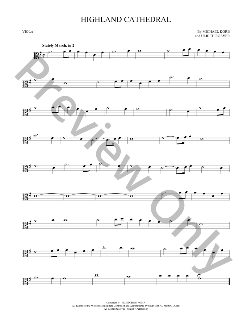 Highland Cathedral | J.W. Pepper