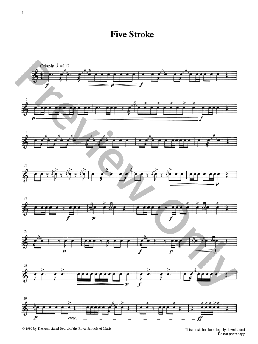 Five Stroke | J.W. Pepper