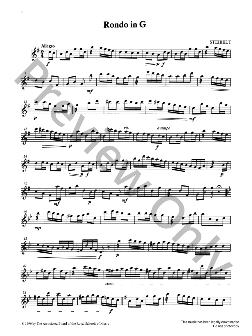 Rondo in G | J.W. Pepper