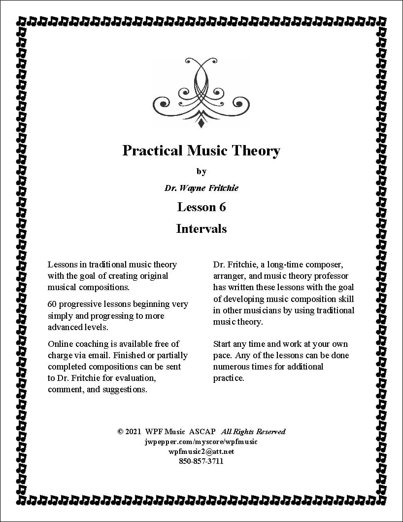 Practical Music Theory, Lesson 6, Intervals | J.W. Pepper