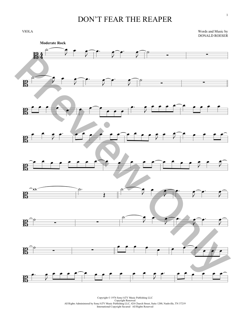 Don't Fear The Reaper | J.W. Pepper