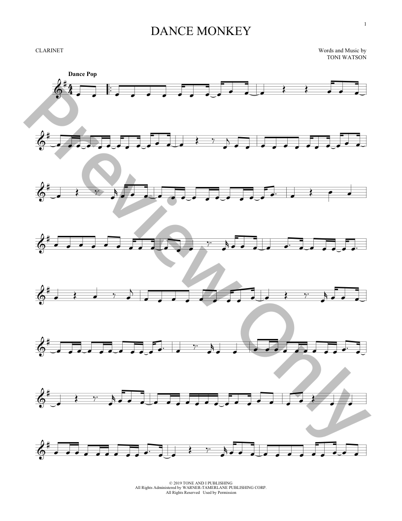 Dance Monkey | J.W. Pepper