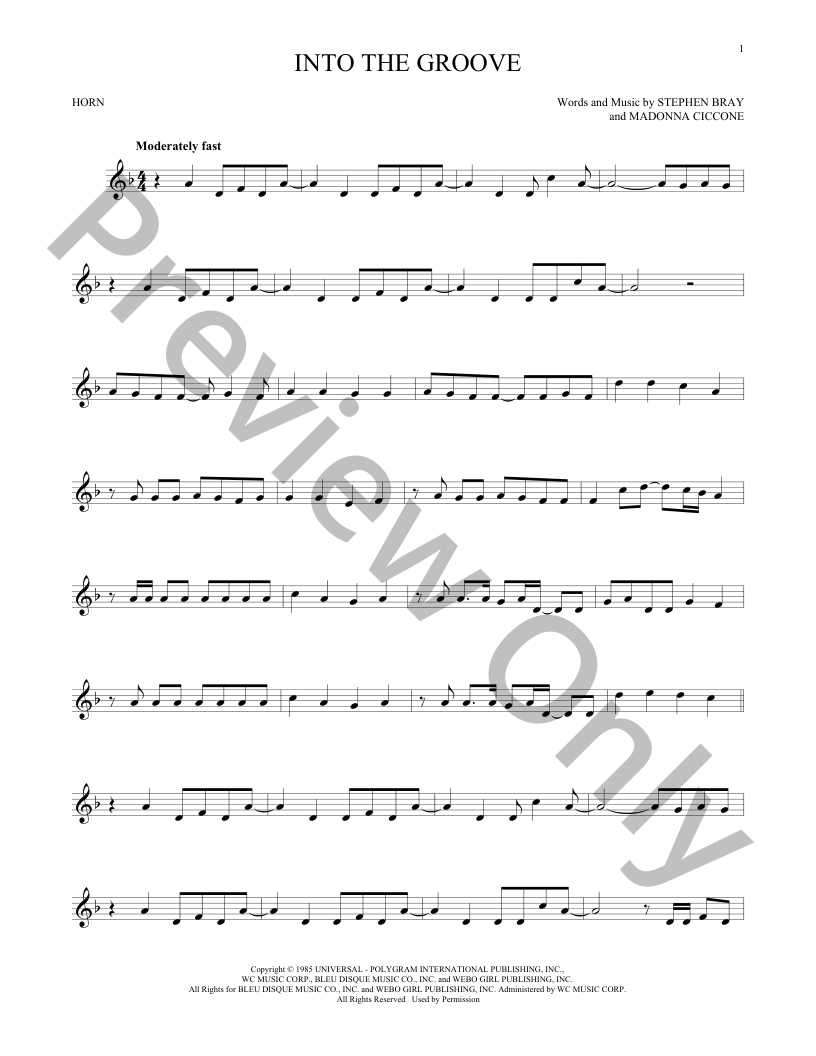 Into The Groove | J.W. Pepper