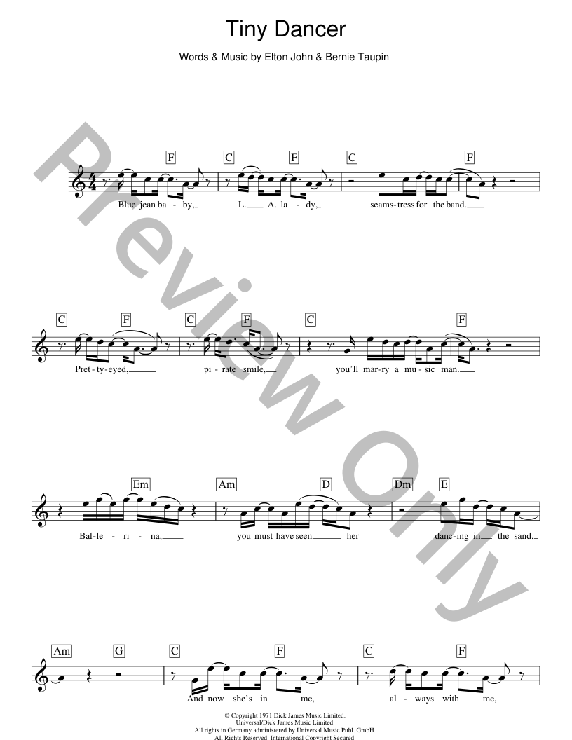 Tiny Dancer | J.W. Pepper