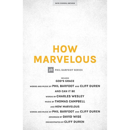How Marvelous | J.W. Pepper