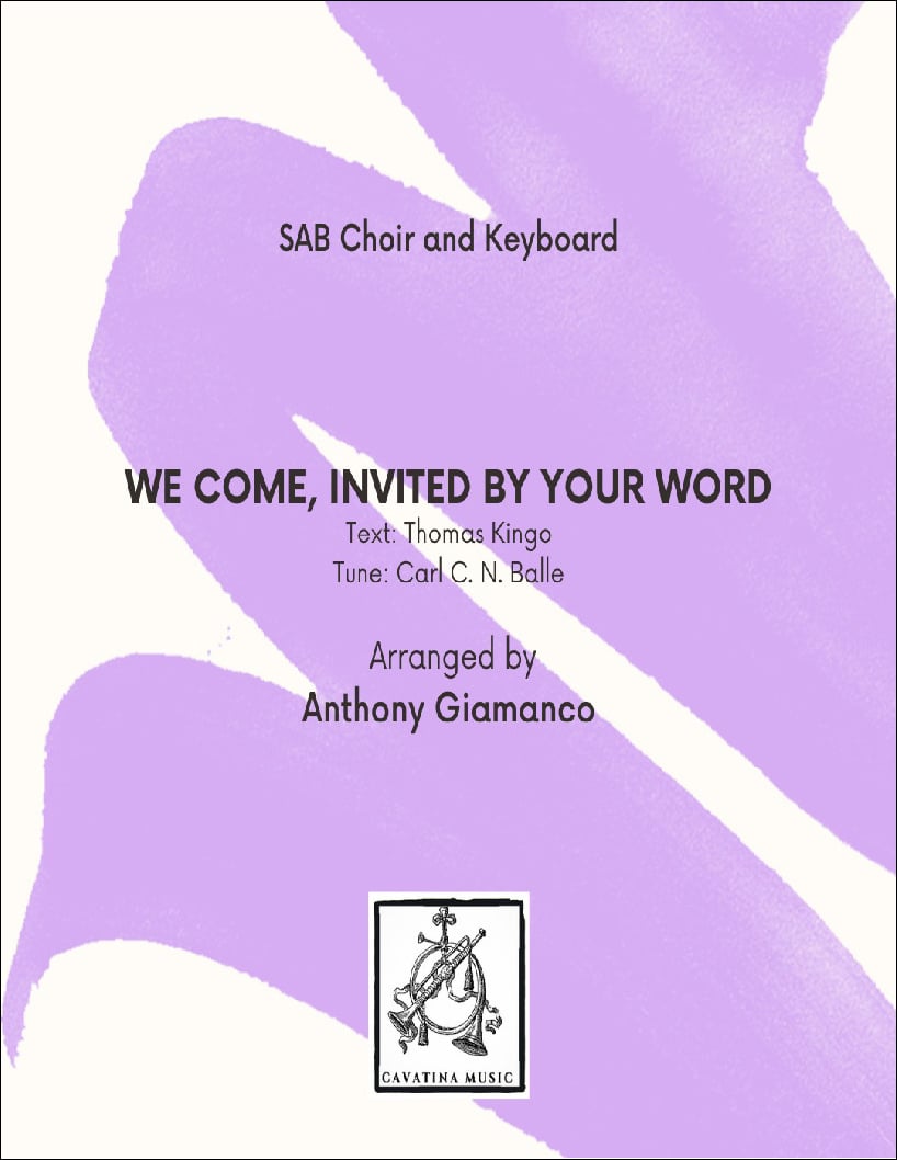 WE COME, INVITED BY YOUR WORD Choral Sheet Music | J.W. Pepper