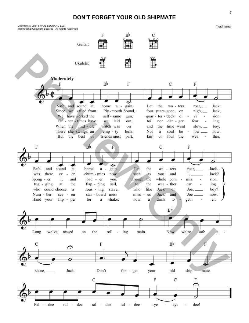 Don't Forget Your Old Shipmate | J.W. Pepper