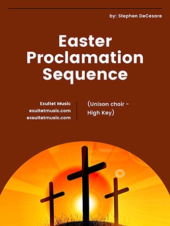 Easter Proclamation Sequence Choral Sheet Music | J.W. Pepper