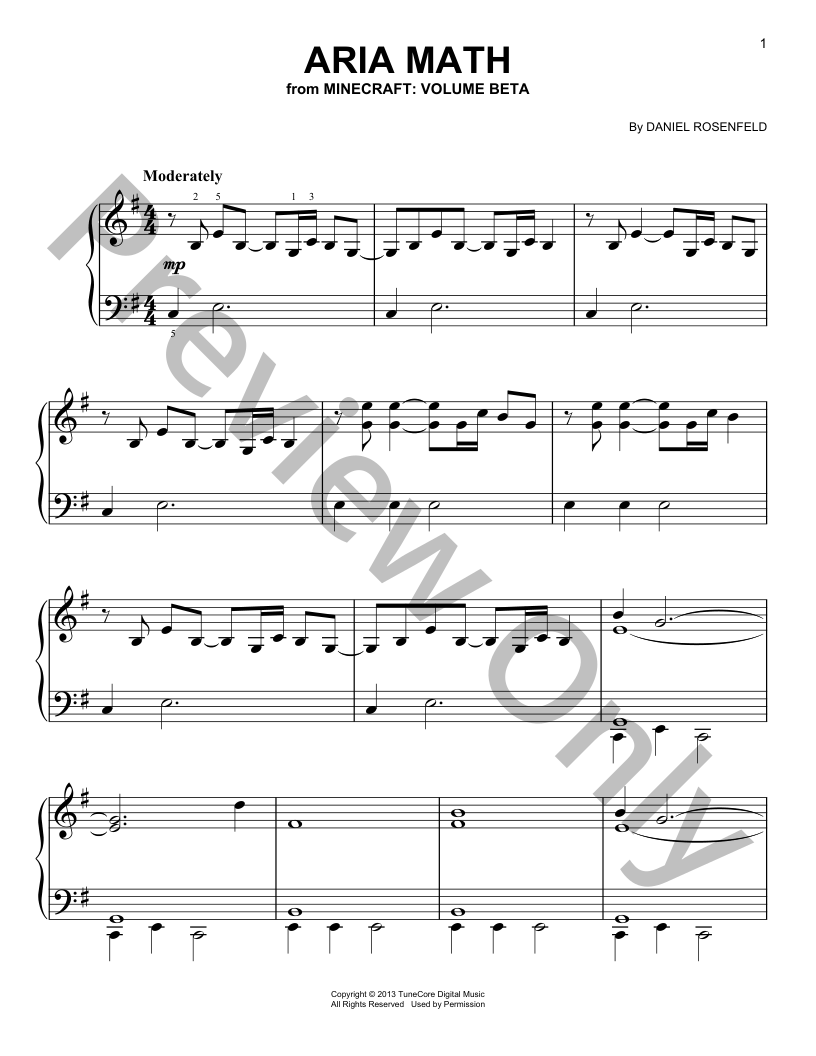 Aria Math | J.W. Pepper