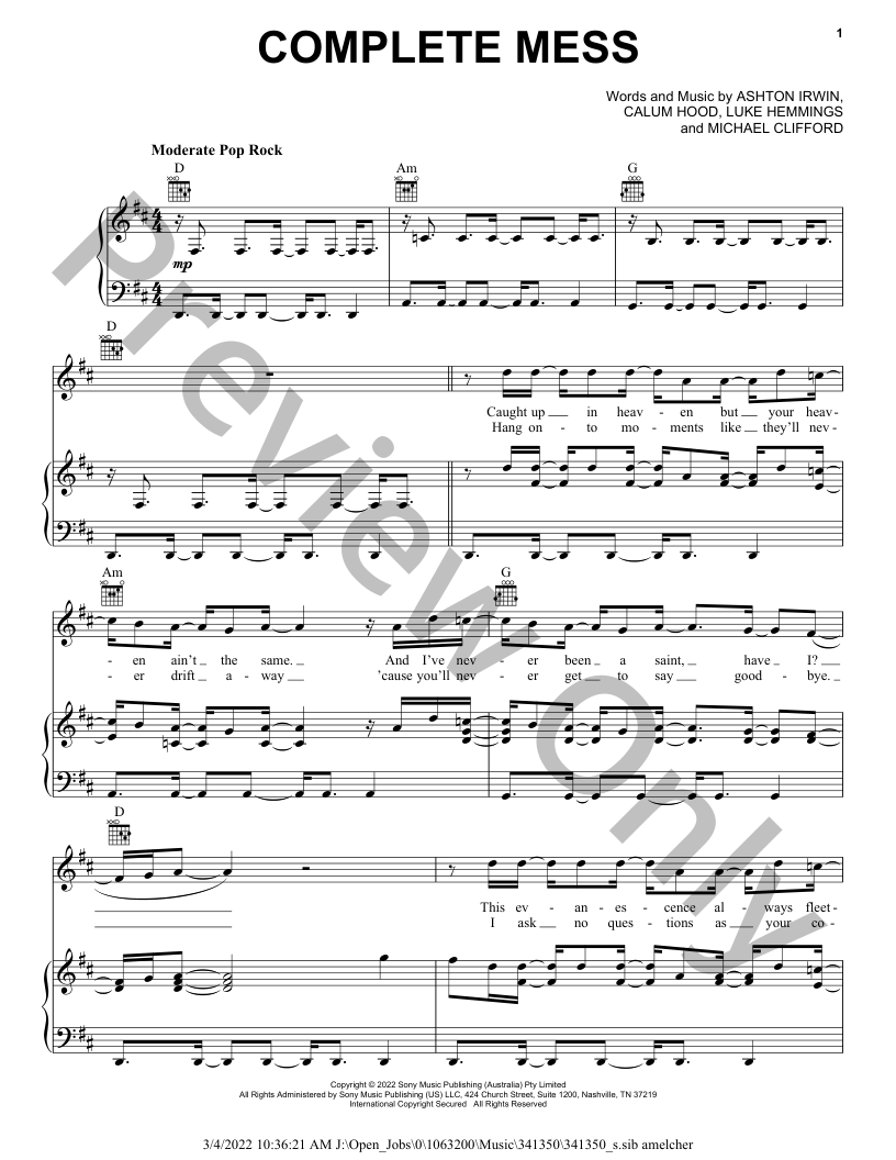 Complete Mess | J.W. Pepper