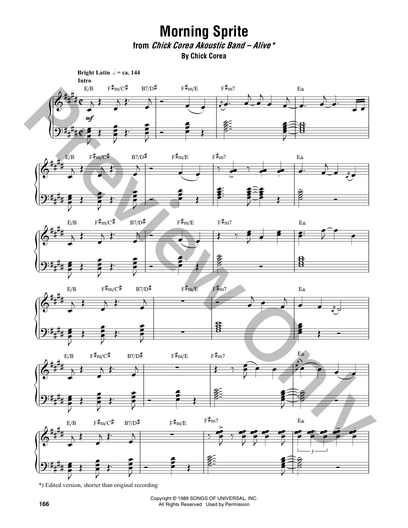 Morning Sprite Piano Sheet Music | J.W. Pepper