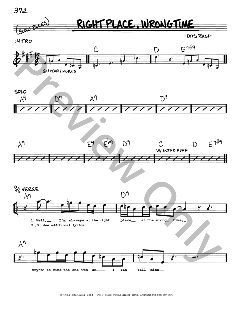 Right Place, Wrong Time | J.W. Pepper