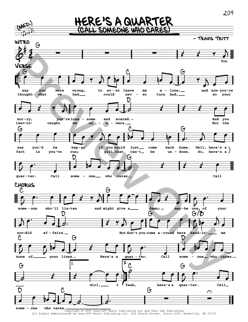 Here's A Quarter (Call Someone Who Cares) | J.W. Pepper