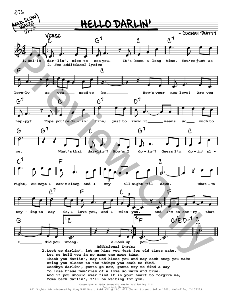 Hello Darlin' | J.W. Pepper