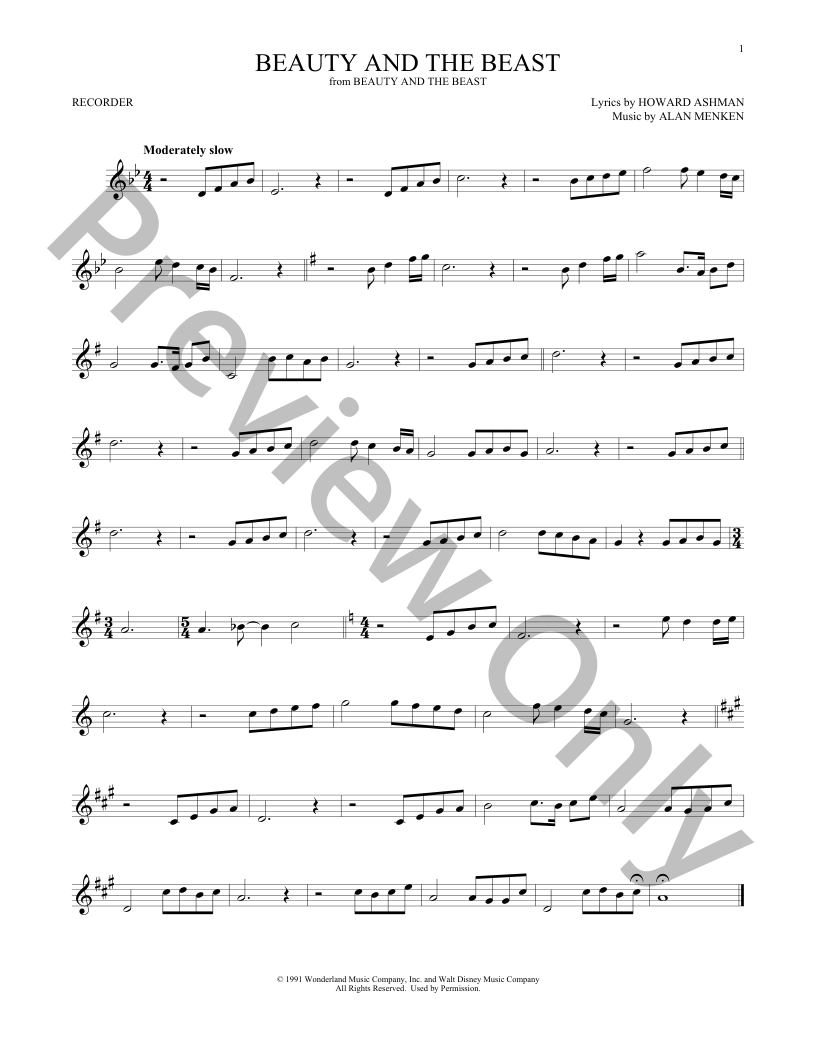 Beauty And The Beast | J.W. Pepper