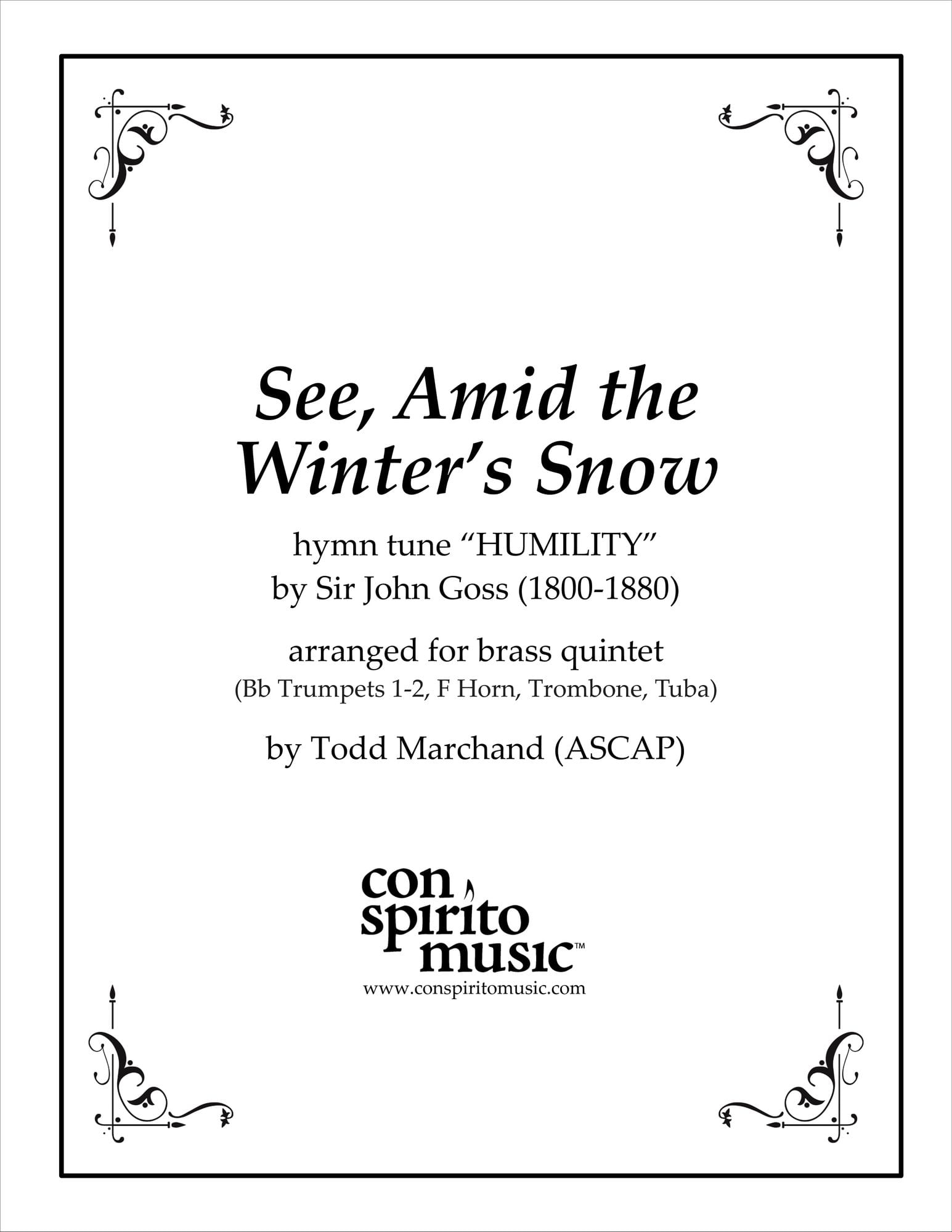 See, Amid the Winter's Snow | J.W. Pepper
