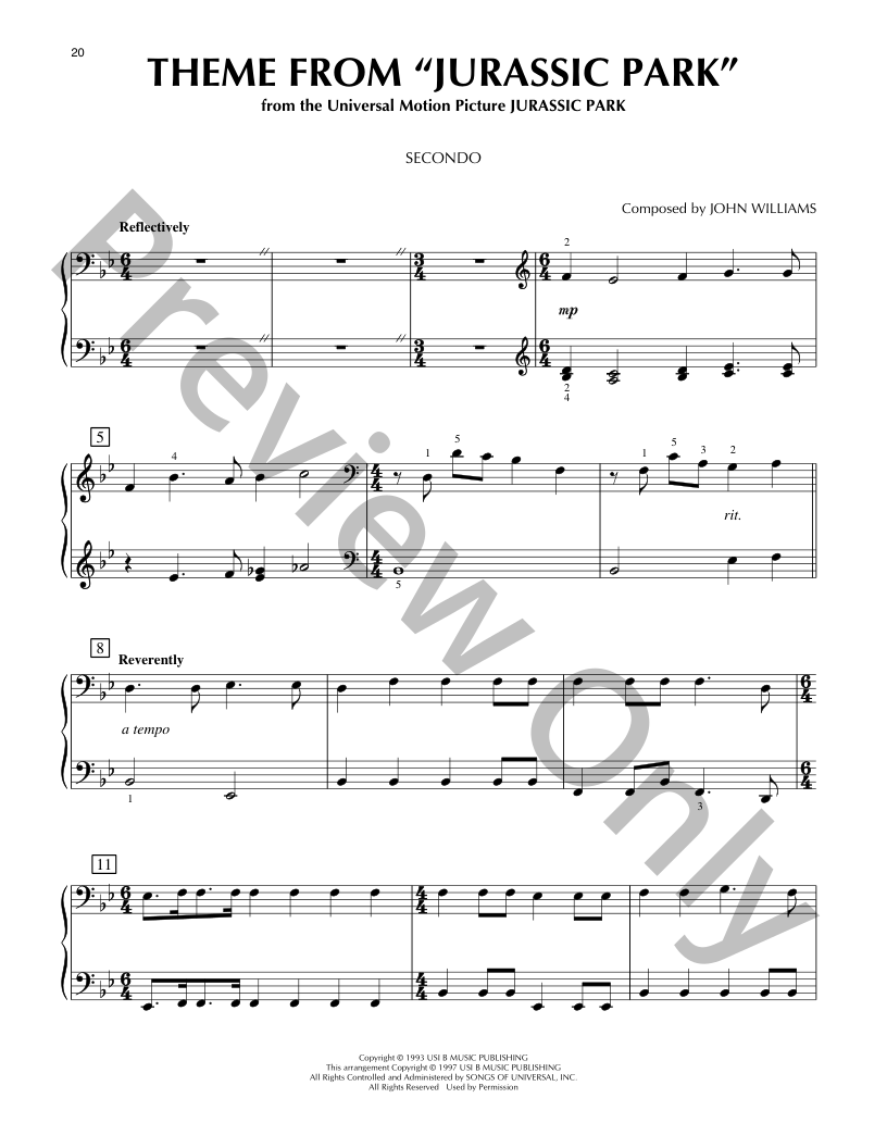 Theme From Jurassic Park | J.W. Pepper