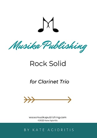 Rock Solid - Clarinet Trio Sheet Music | J.W. Pepper