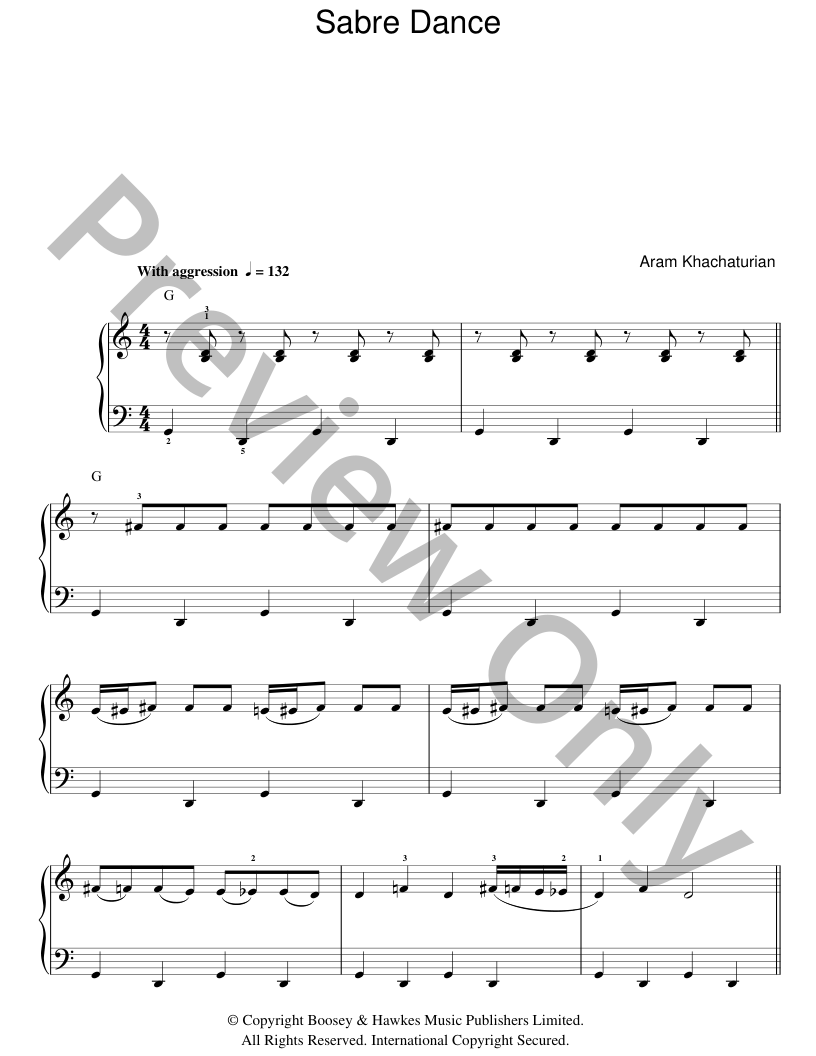 Sabre Dance | J.W. Pepper