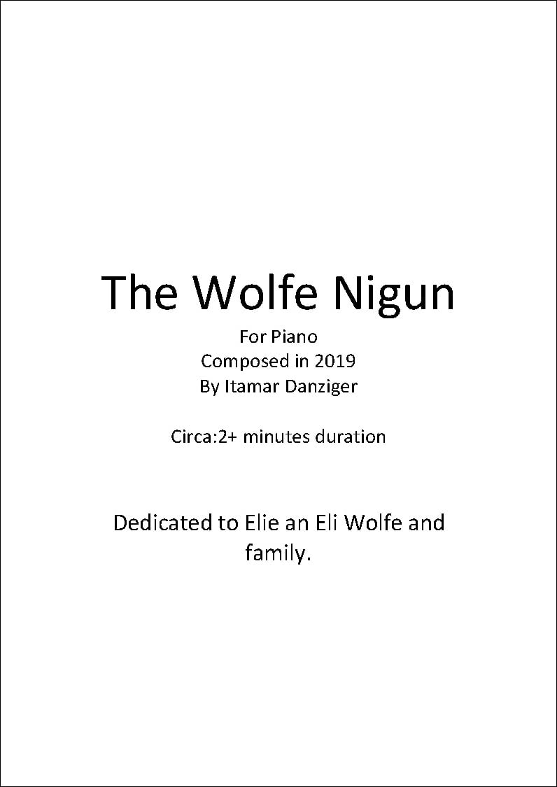 The Wolfe Nigun | J.W. Pepper