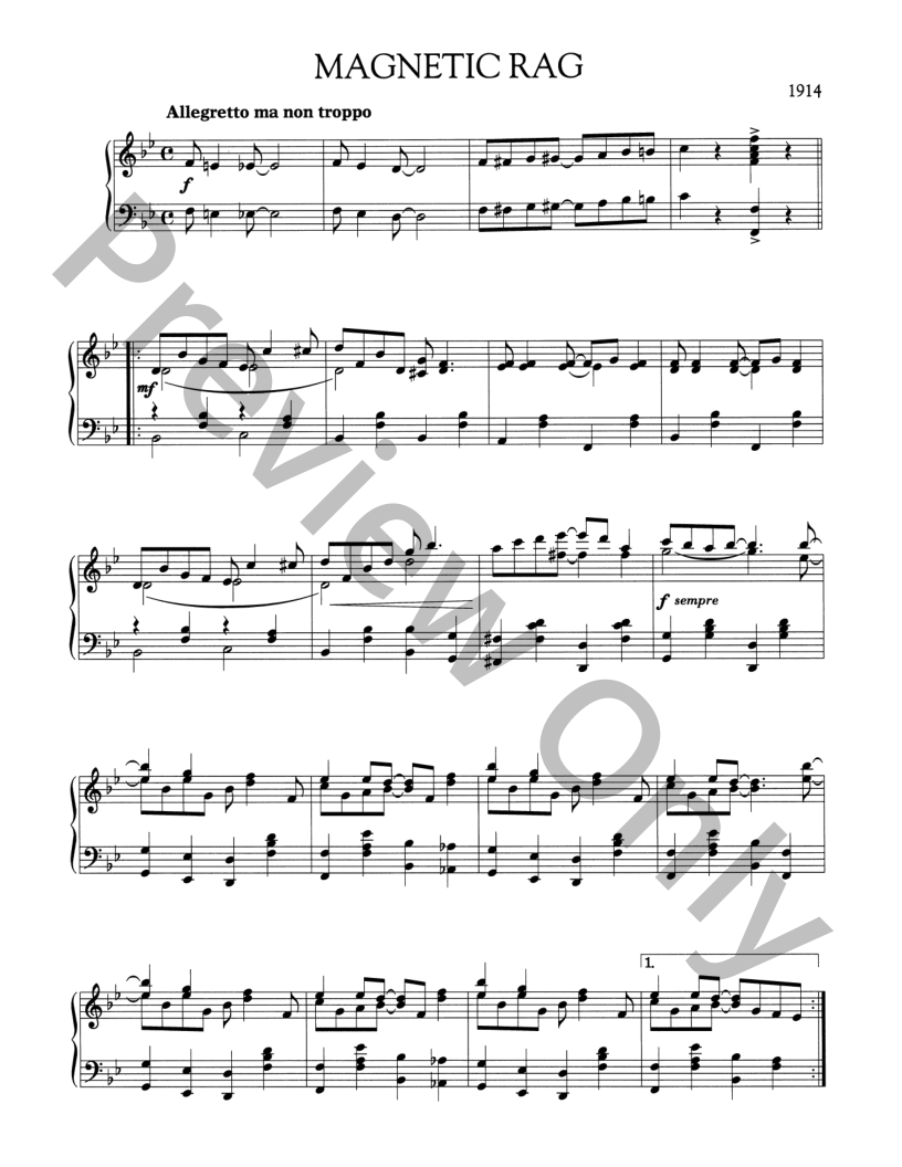 Magnetic Rag | J.W. Pepper