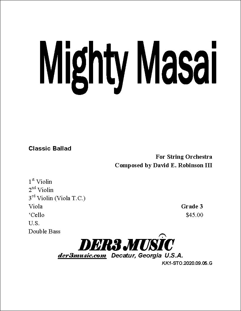Mighty Masai Orchestra Sheet Music | J.W. Pepper