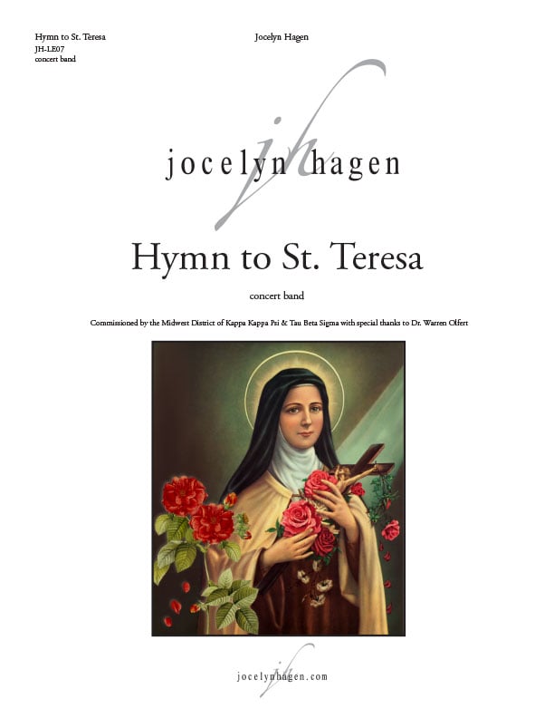 Hymn to St. Teresa Concert Band Sheet Music | J.W. Pepper