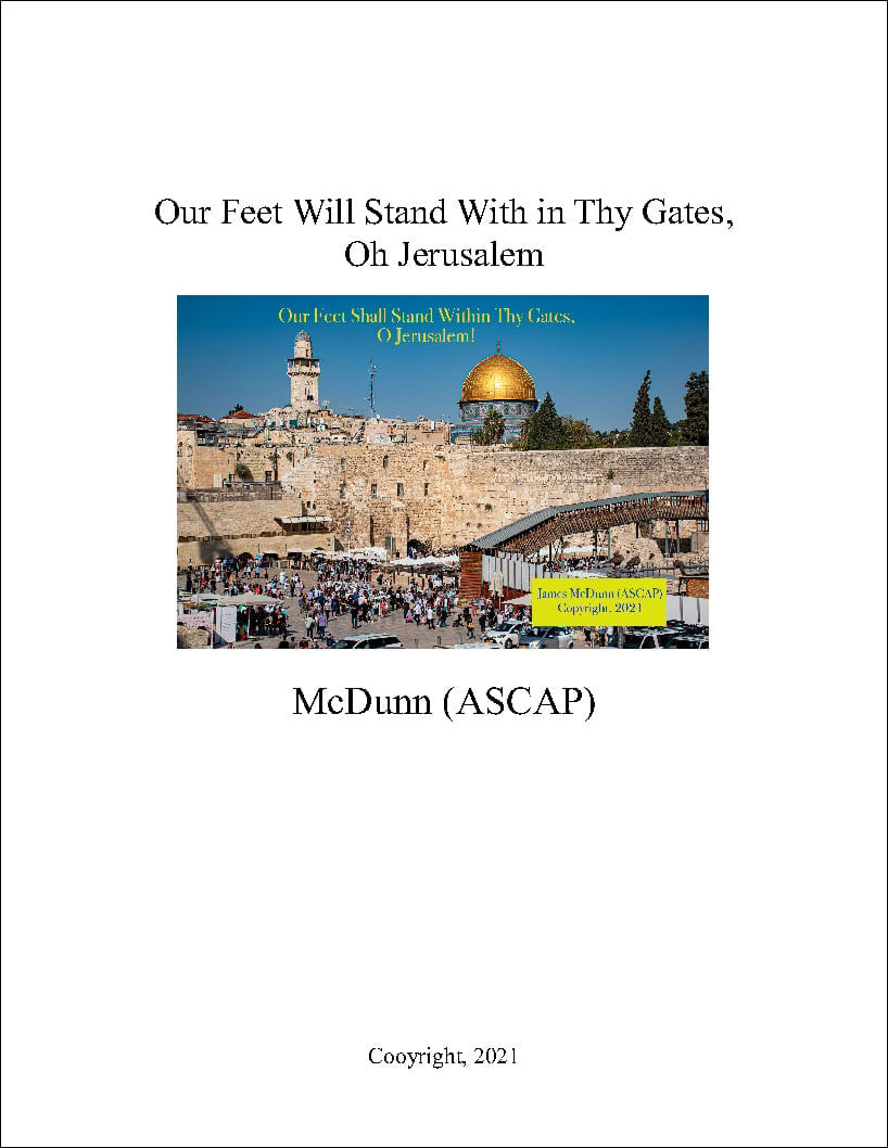 Our Feet Shall Stand Within Thy Gates, Oh Jerusalem | J.W. Pepper