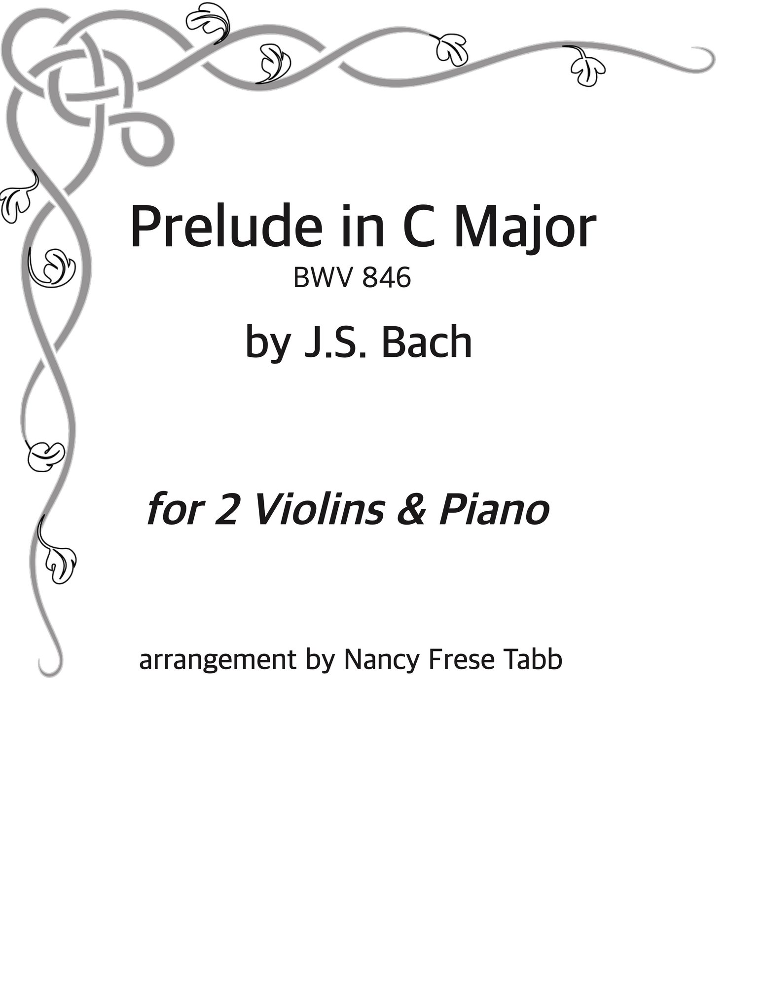 Bach Prelude in C (BWV 846) | J.W. Pepper