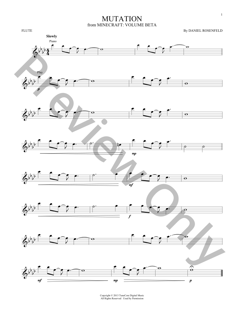 Mutation Sheet Music | J.W. Pepper