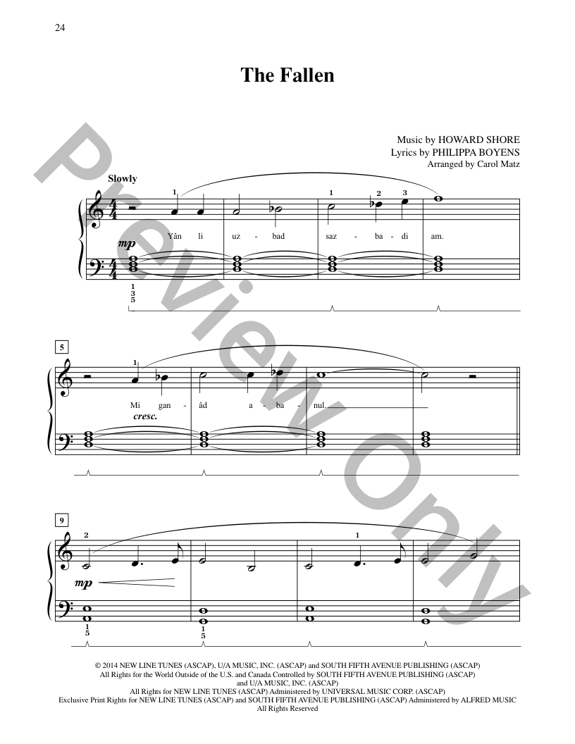 The Fallen | J.W. Pepper