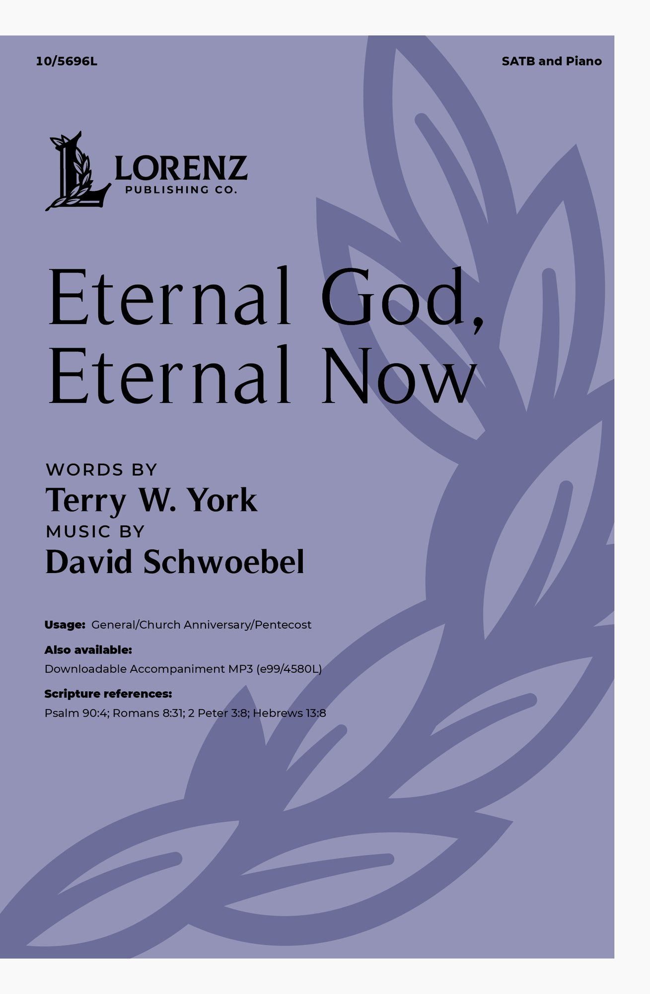 Eternal God Eternal Now Choral Sheet Music J W Pepper