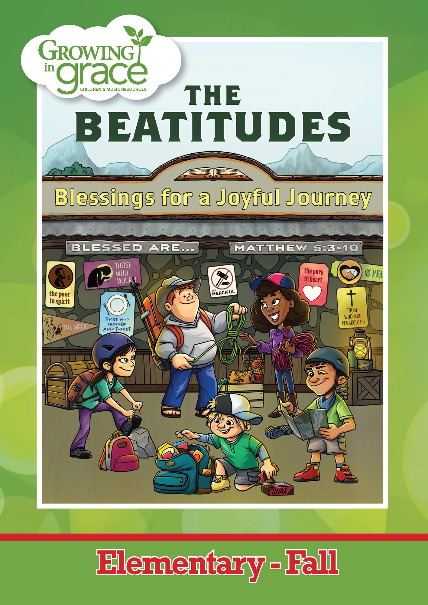 The Beatitudes Elementary Curriculum - Fall Choral Sheet Music | J.W ...