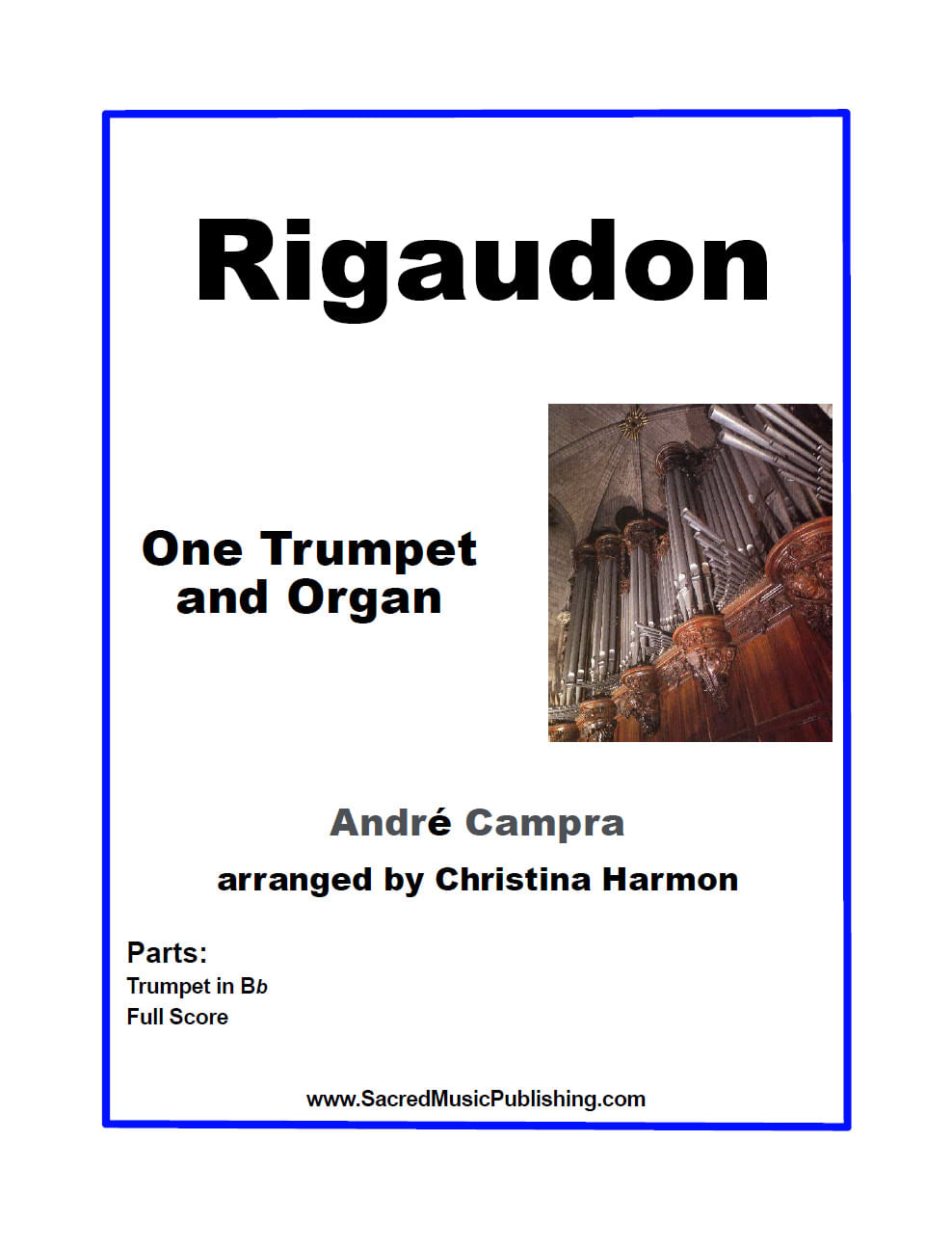 Rigaudon Sheet Music | J.W. Pepper