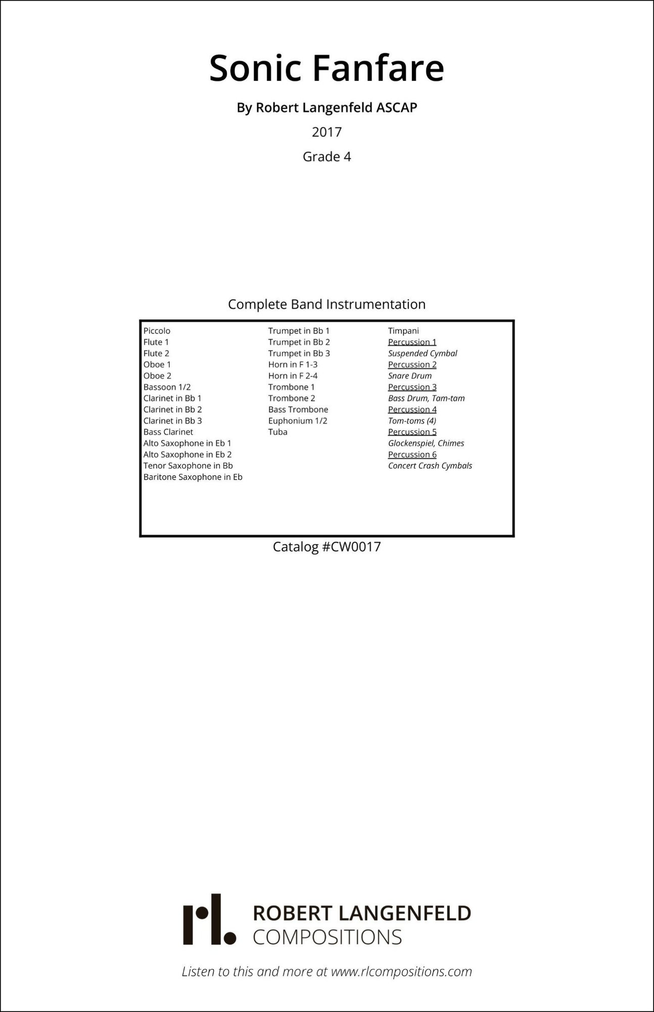 Sonic Fanfare Concert Band Sheet Music | J.W. Pepper