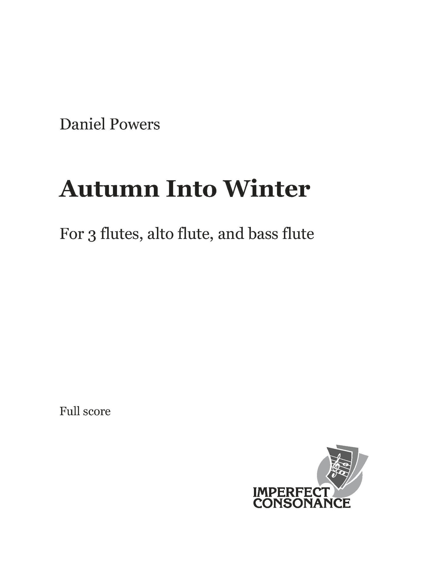 Autumn Into Winter | J.W. Pepper