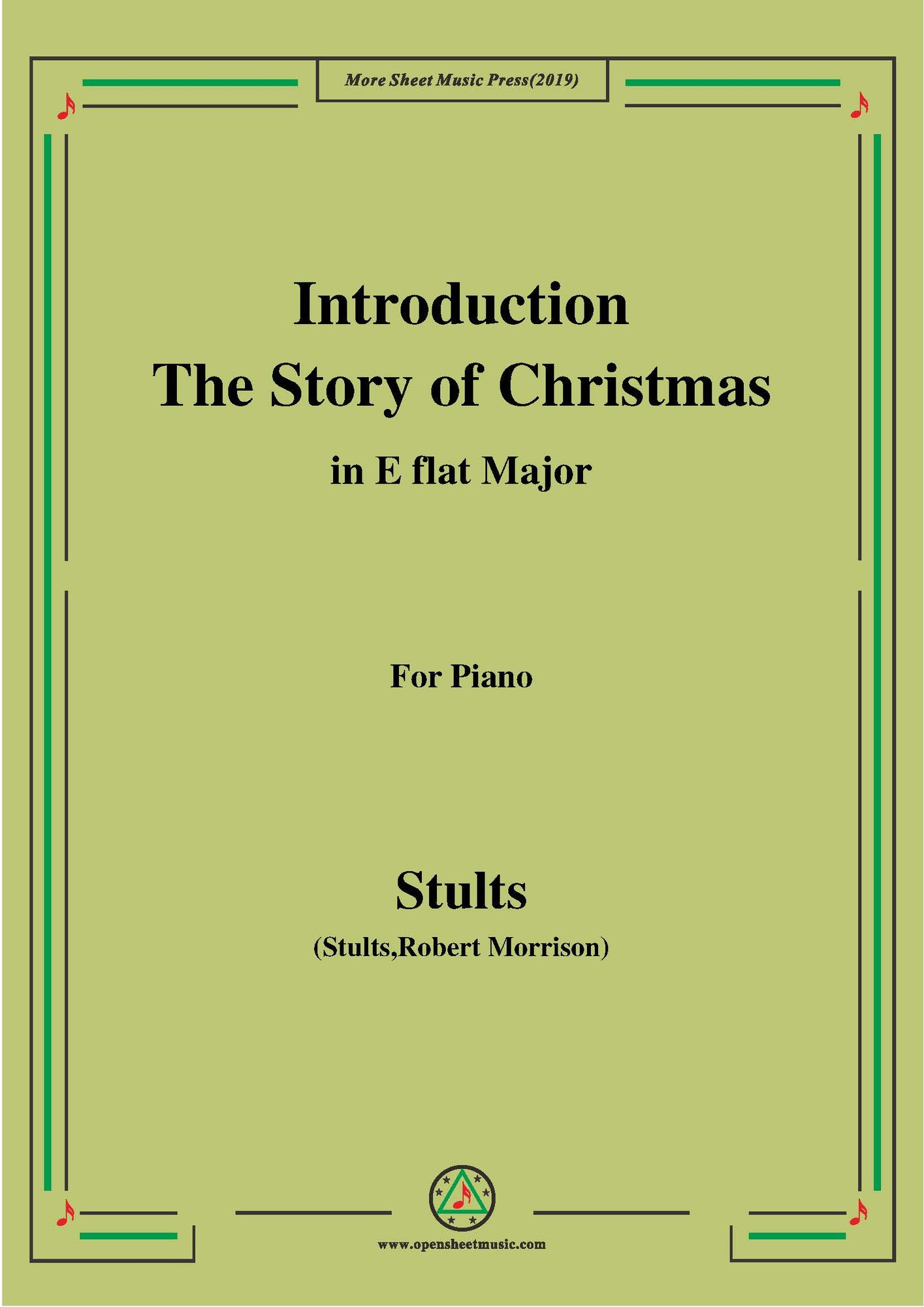 The Story of Christmas,Introduction,in E flat Major,for Piano Piano ...